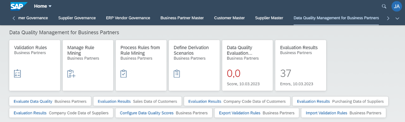 Introduction SAP Data Quality Management (DQM) - Avelon