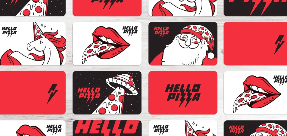 Hello Pizza — Jennifer Yelk Design