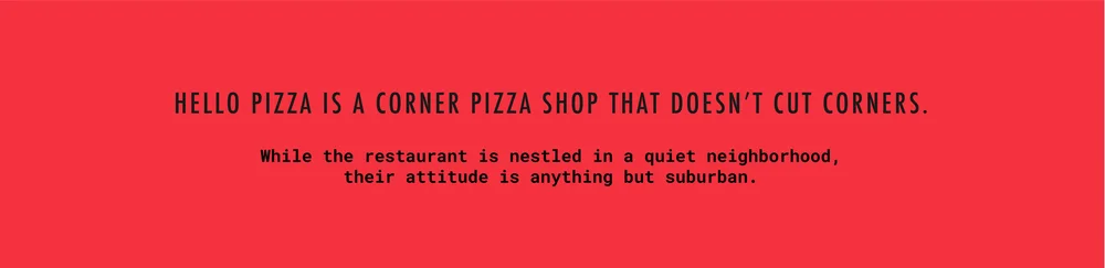 Hello Pizza — Jennifer Yelk Design