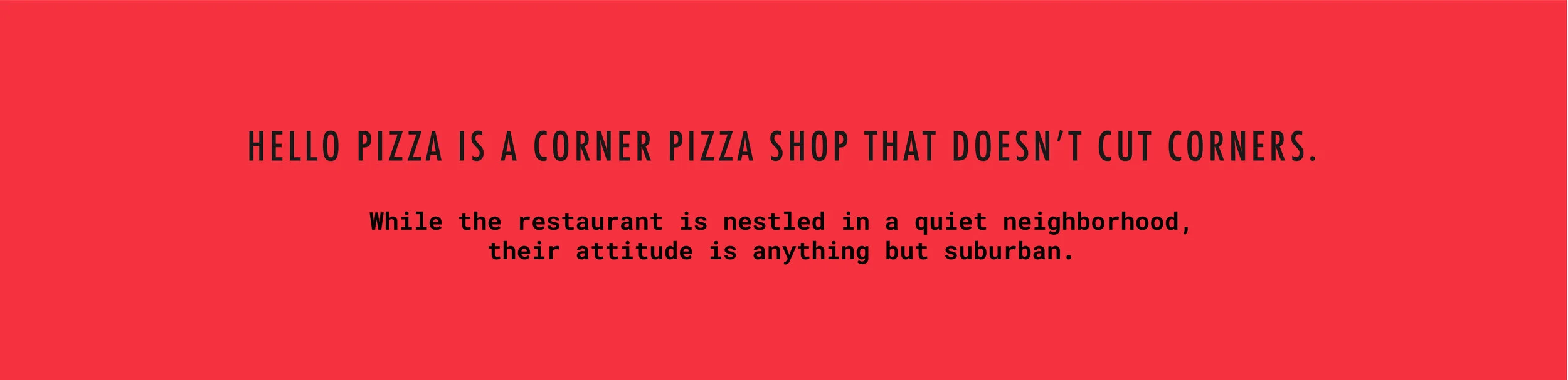 Hello Pizza — Jennifer Yelk Design