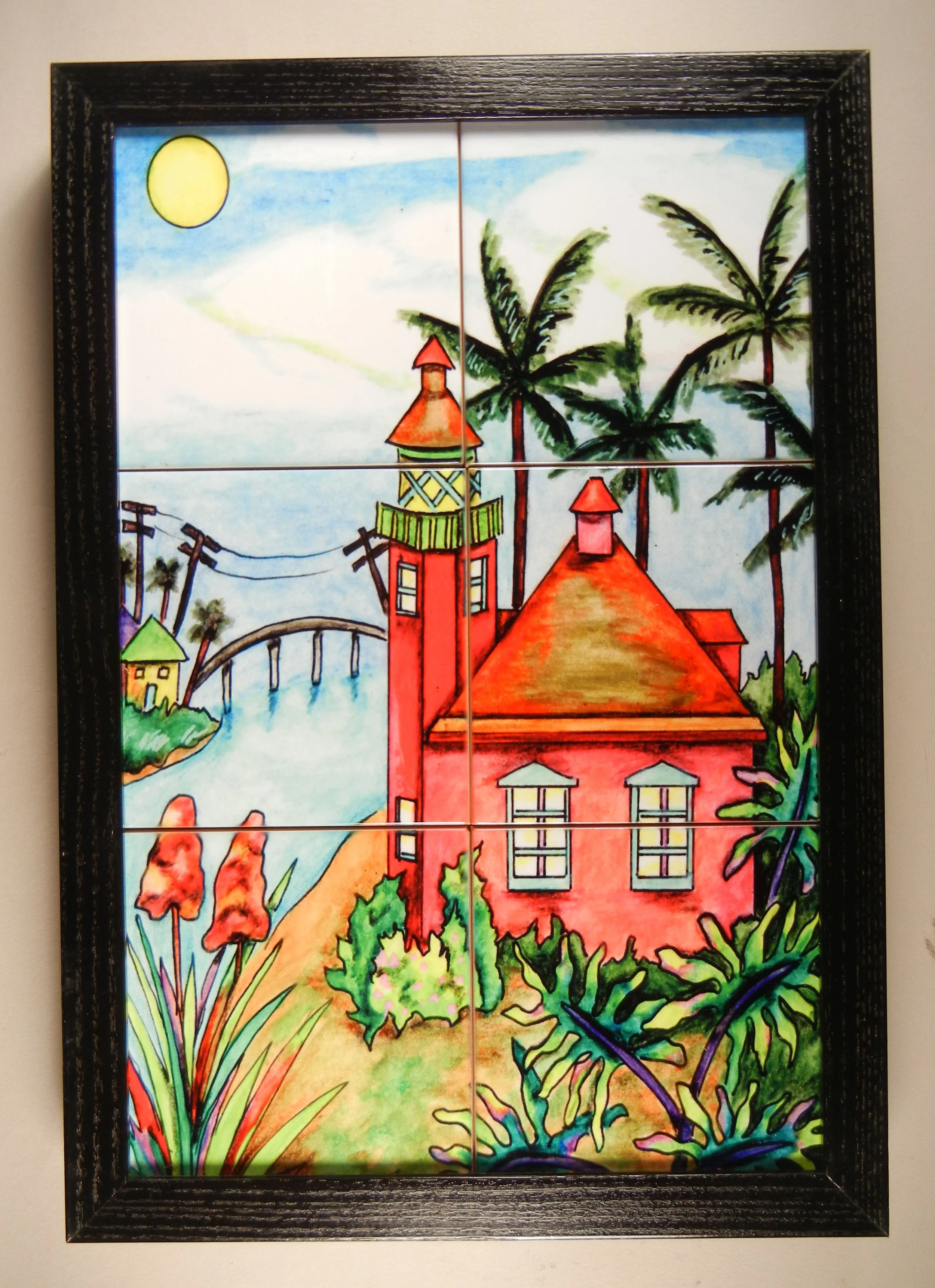 Lighthouse Drawing Color