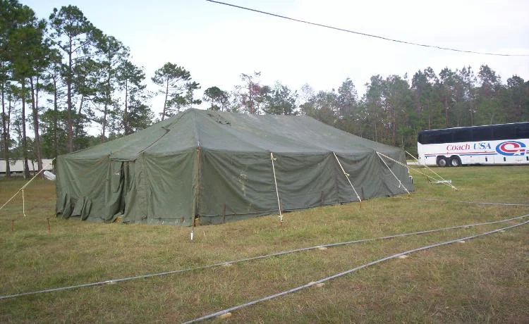 Vinyl General Purpose Medium Tent (GP Medium 16′ X 32′) — U.S. Military ...