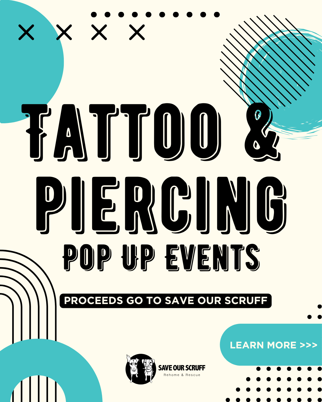 Tattoo Pop Up @ Colibri Tattoo | Save Our Scruff Canada