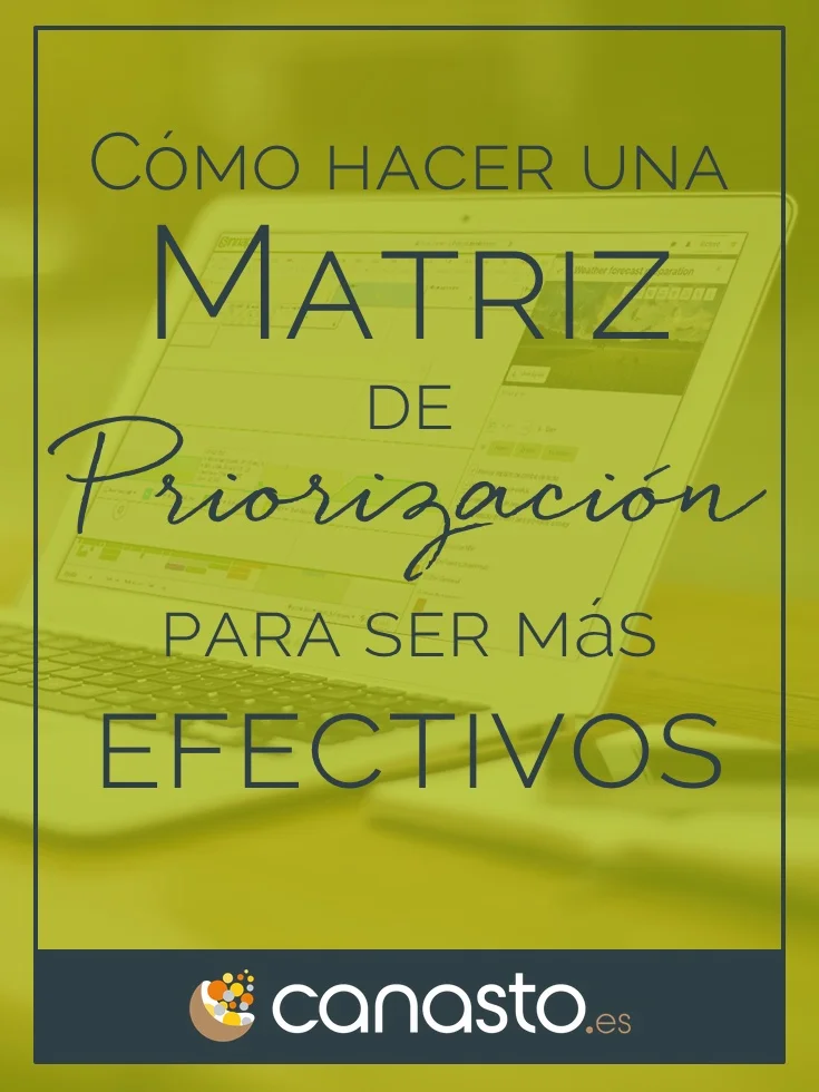 ¿Cómo hacer una Matriz de Priorización para ser más efectivos? · el Canasto