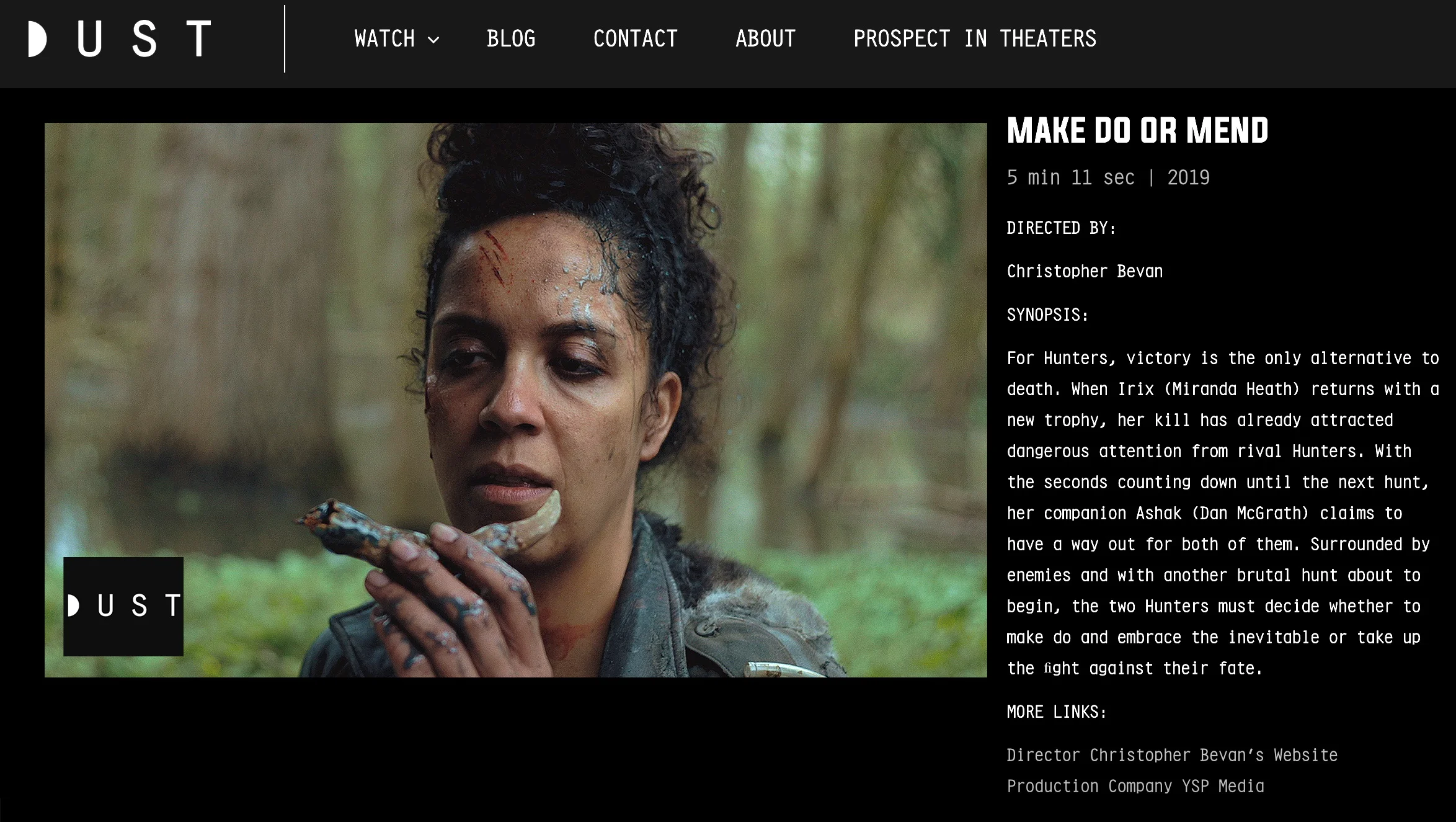 YSP Media - Film & Video Production Company—DUST Sci-Fi Platform Picks ...