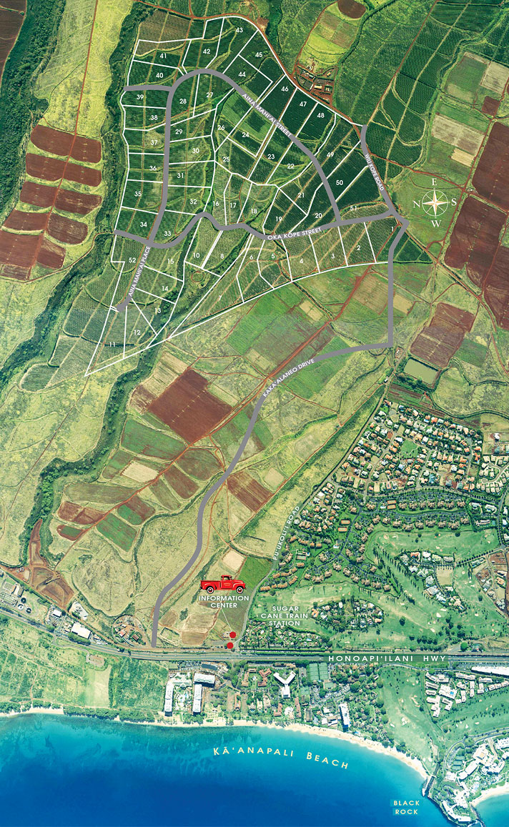 Ka‘anapali Area Map — Ka‘anapali Coffee Farms