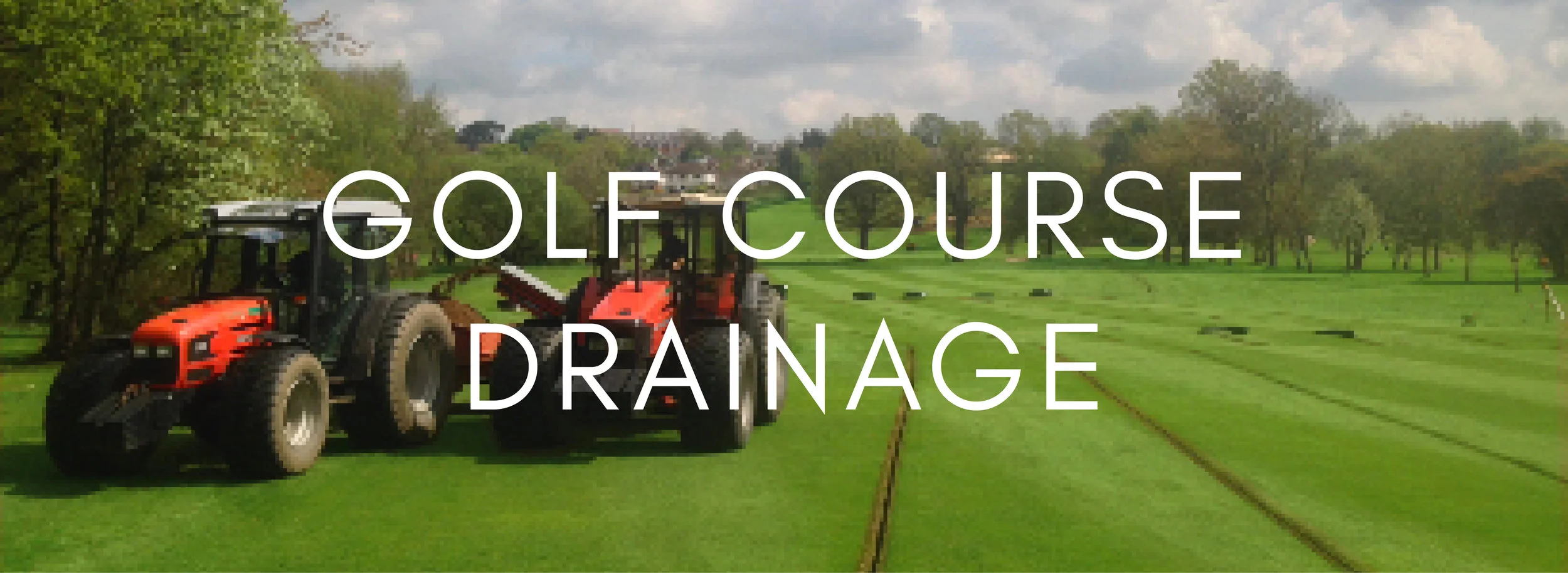 Golf Course Fairway Drainage — Turfdry