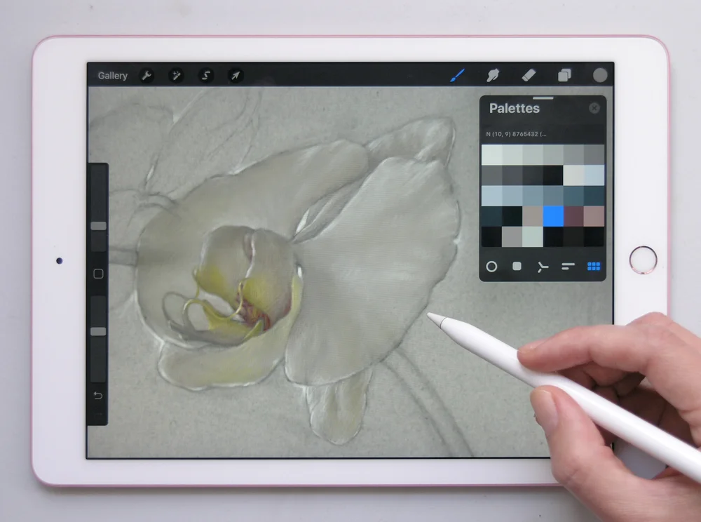 Digital Painting on an iPad Level 2 — Art Classes and Lessons on Long ...