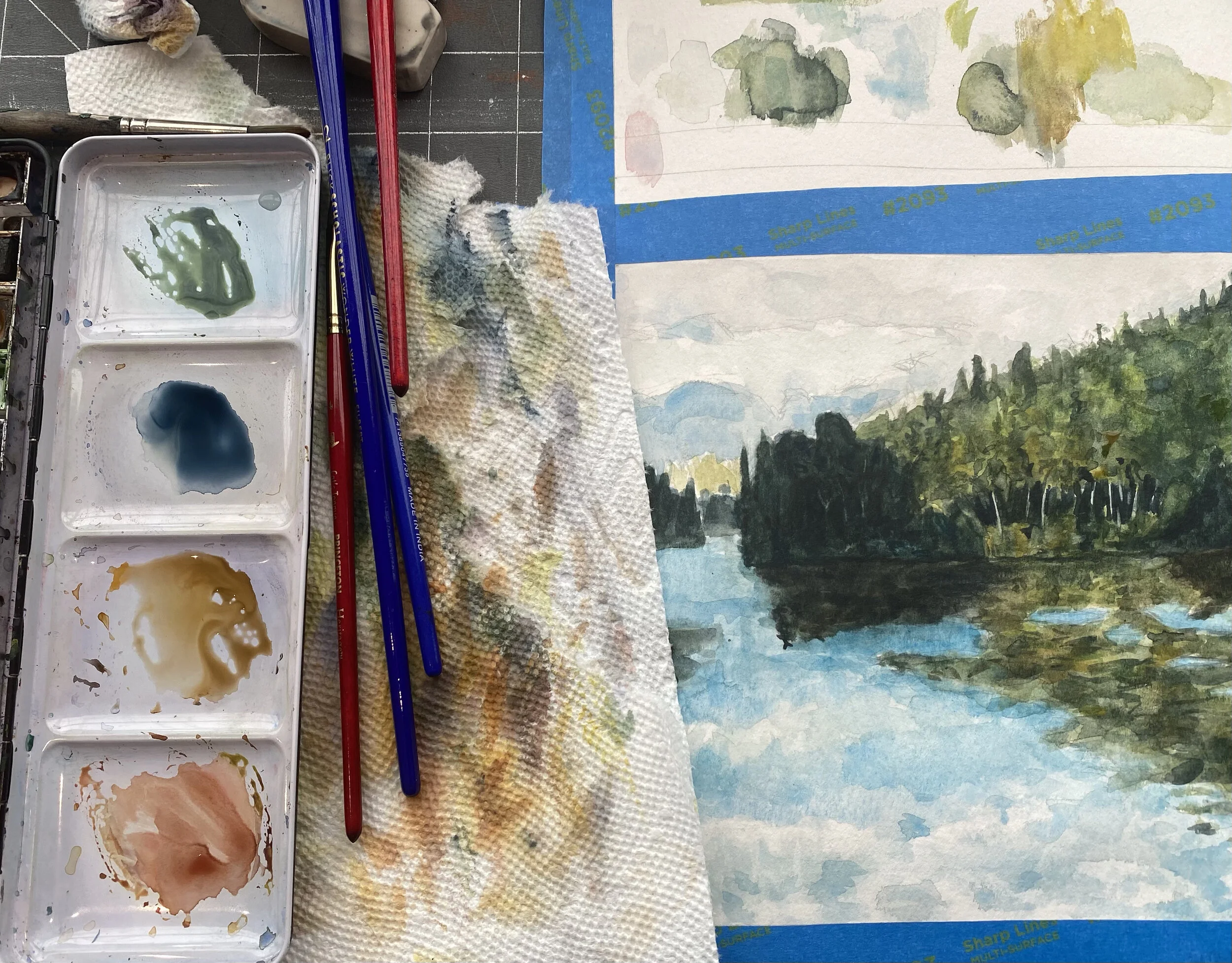 Foundations of Landscape Painting in Watercolor, Gouache and Oils- Teen ...