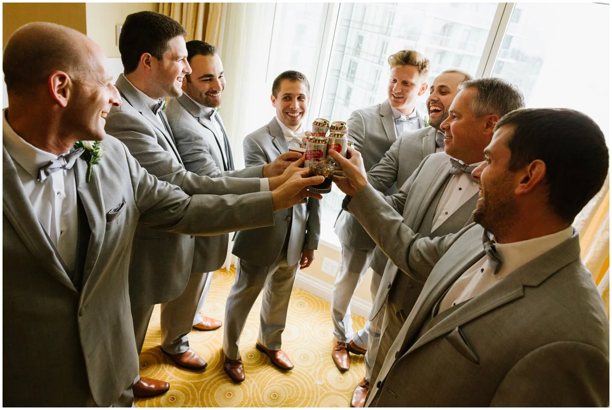 Wedding Photography Groomsmen Getting Ready