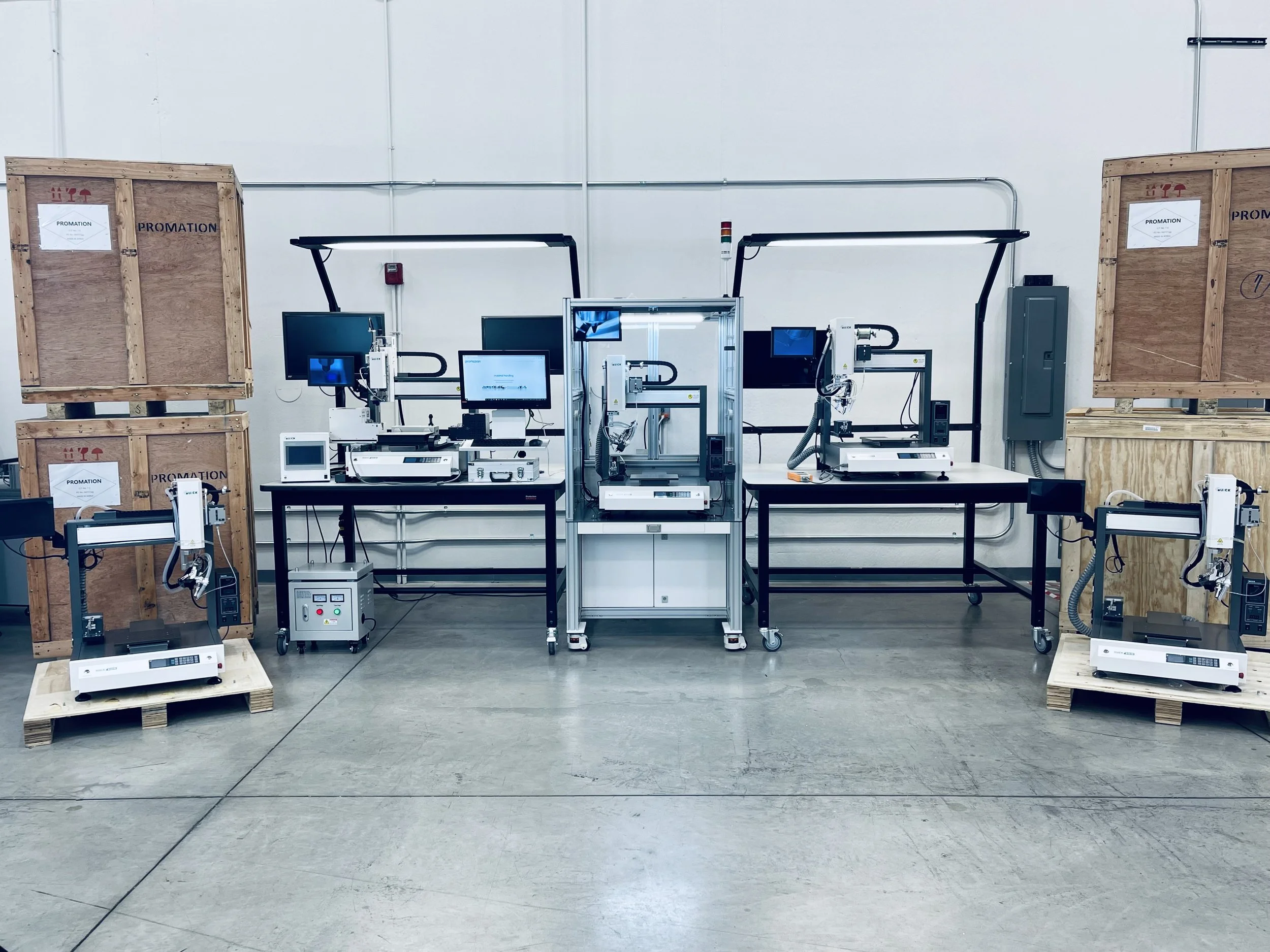 Soldering Robot Central — PROMATION USA