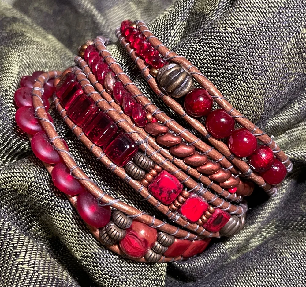 Beaded Wrap Bracelets — Bonnie Zimmer