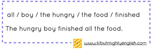 The Sentence Train | Lower Primary English - Lil' but Mighty