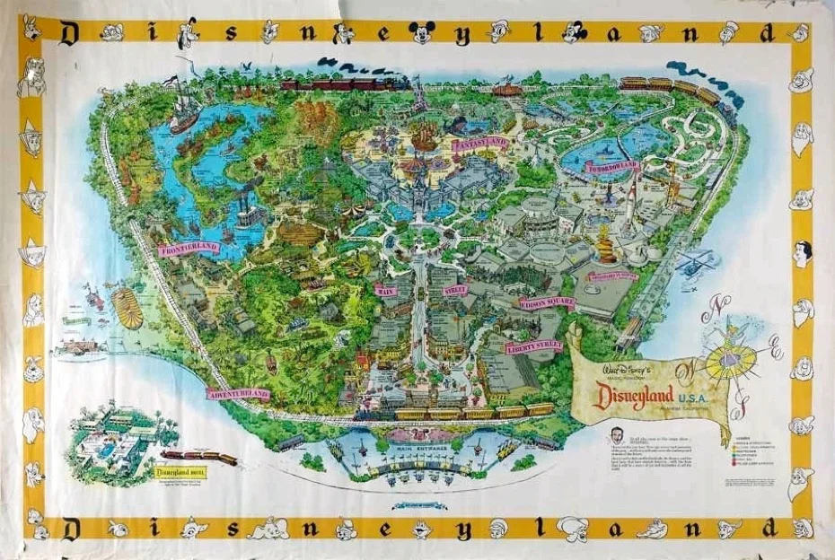 Adventureland Amusement Park Map