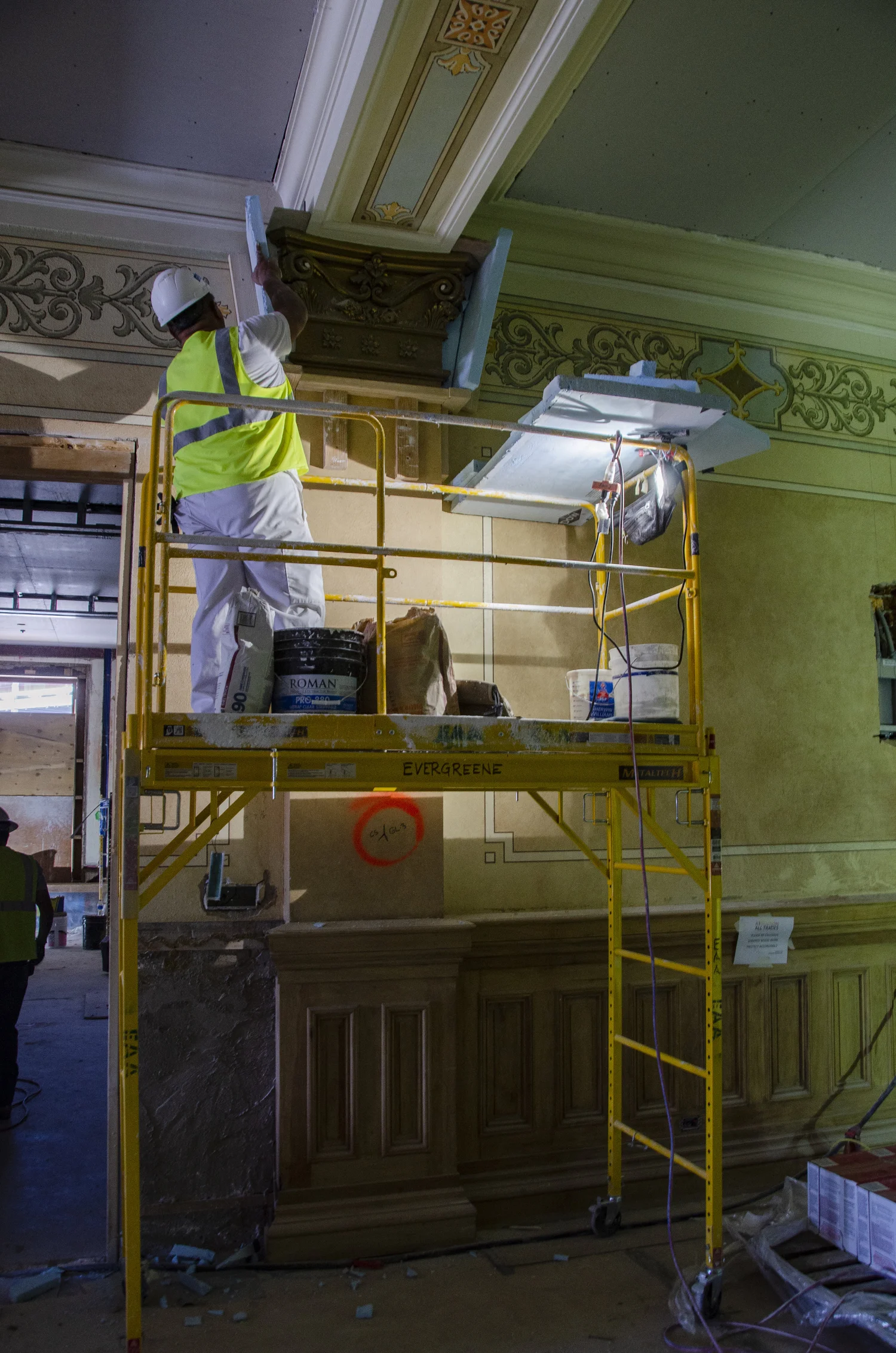 Molding of capitals — Wyoming Capitol Square Project