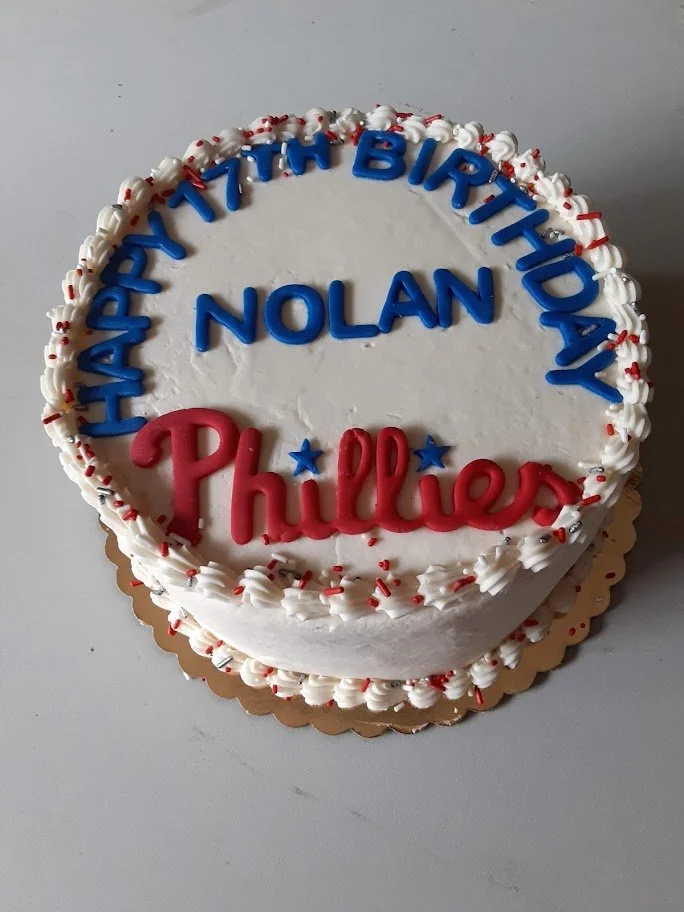 Phillies Birthday Cake