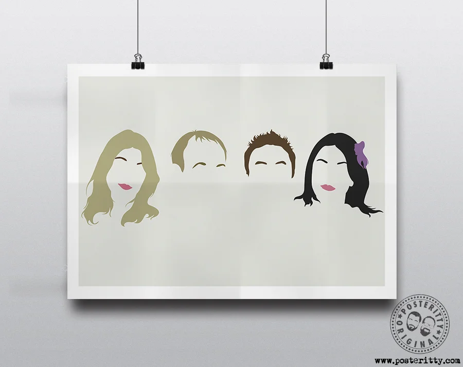 Not Going Out - Minimalist Heads Poster — Posteritty