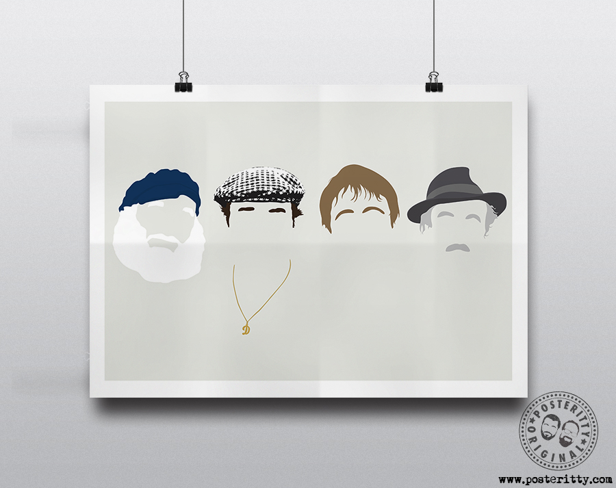 Only Fools and Horses - Minimalist Heads Poster — Posteritty