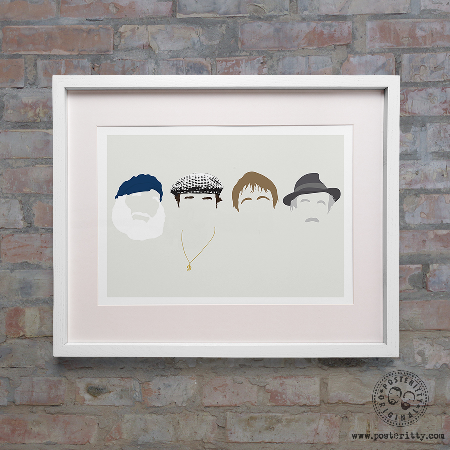 Only Fools and Horses - Minimalist Heads Poster — Posteritty