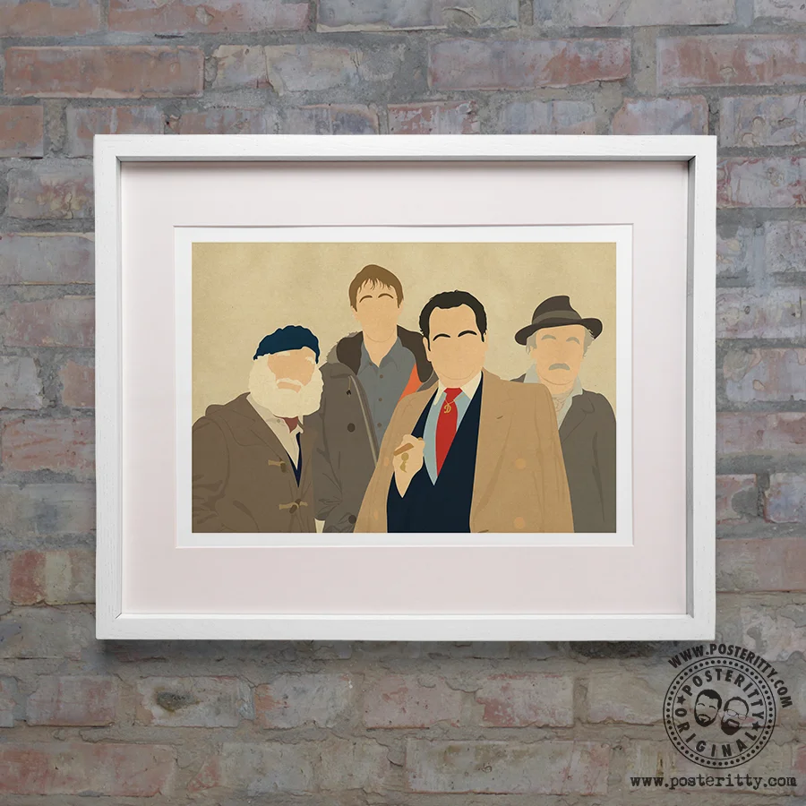 Only Fools & Horses (Characters) - Minimalist TV Poster — Posteritty