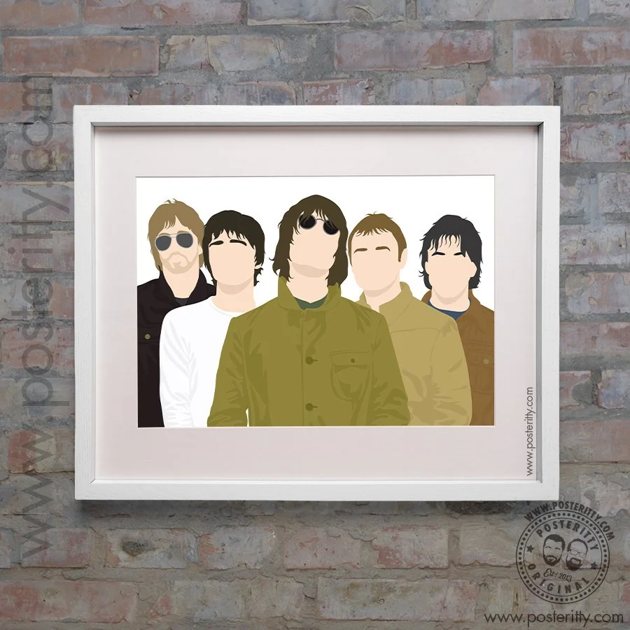 Oasis (Full Band) - Minimalist Poster — Posteritty