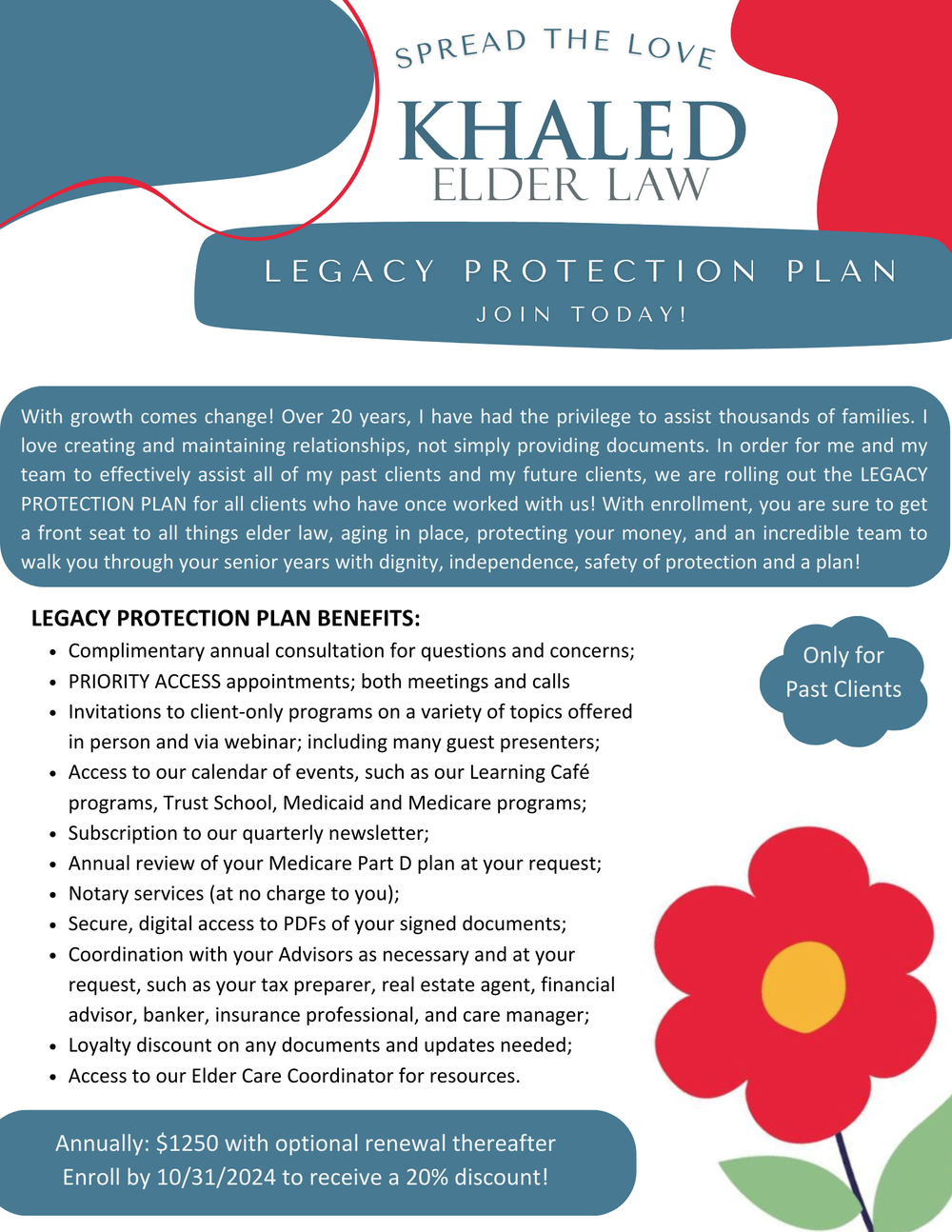Legacy Protection Plan — Khaled Elder Law