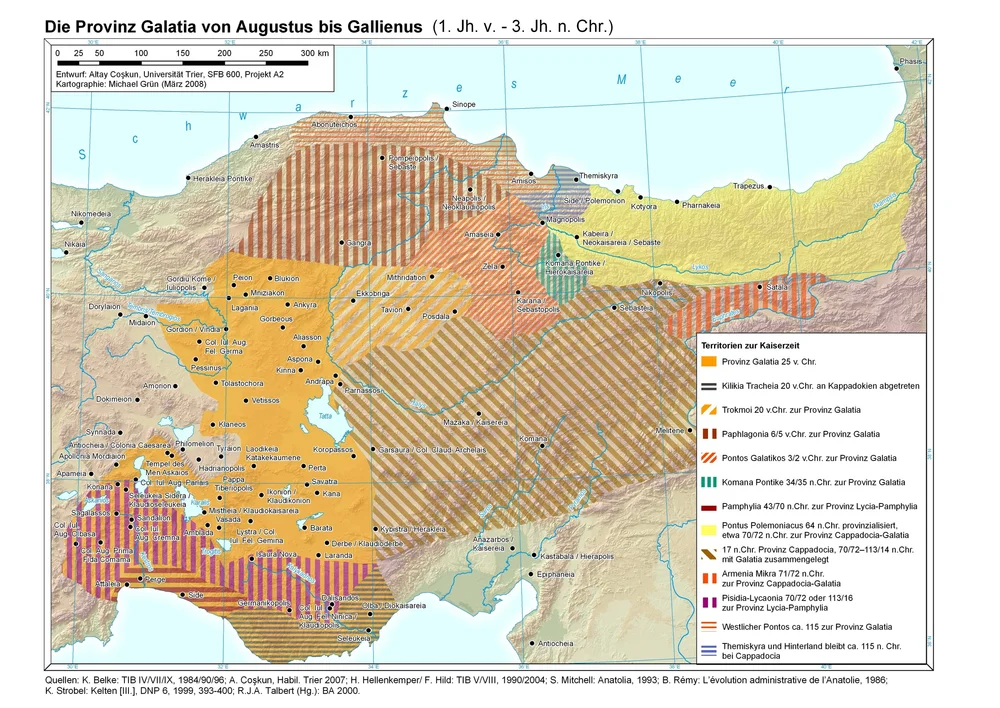 Galatia - Map 02 — Dr. Altay Coskun
