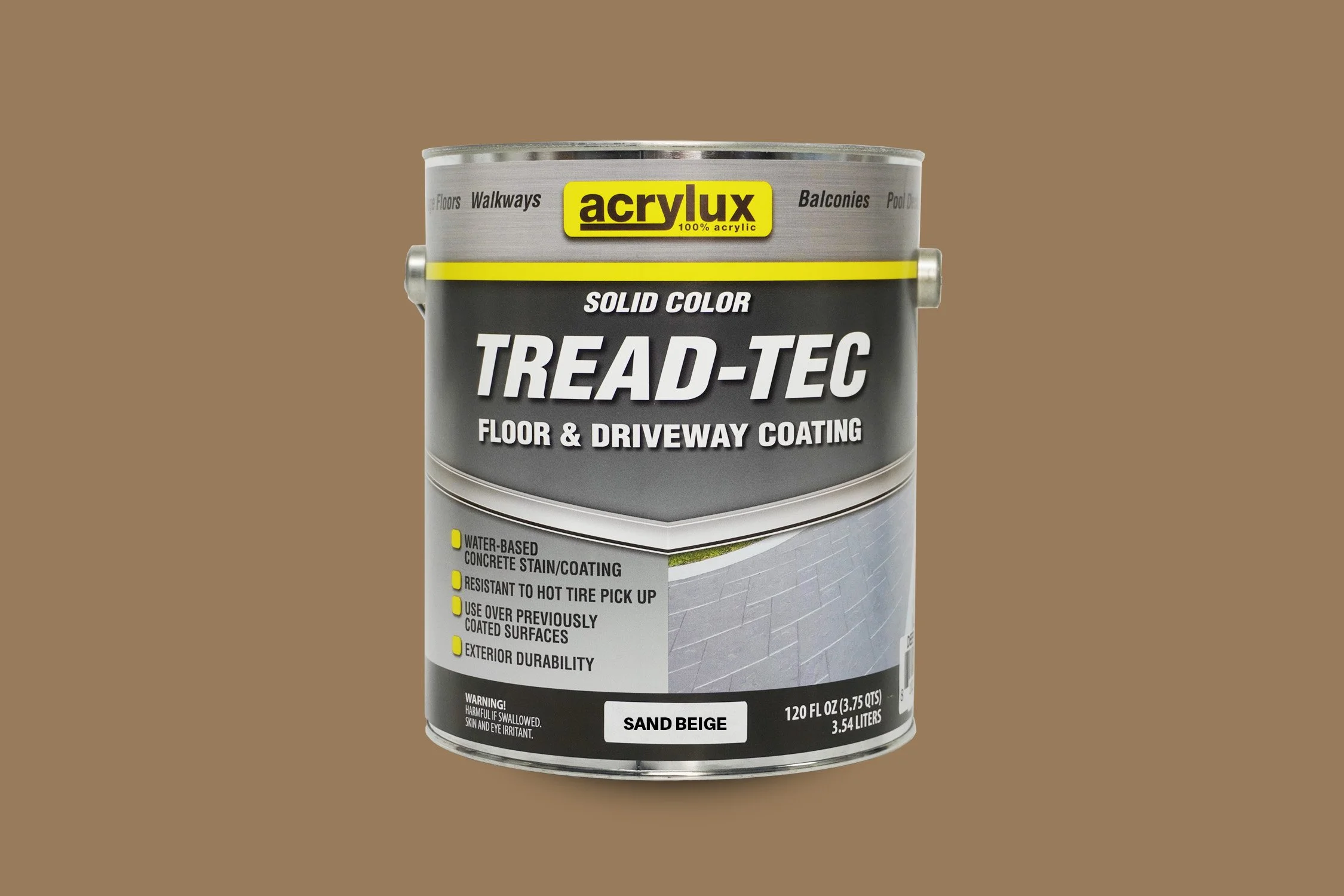 Tread-Tec Floor and Driveway Paint — Acrylux Paint