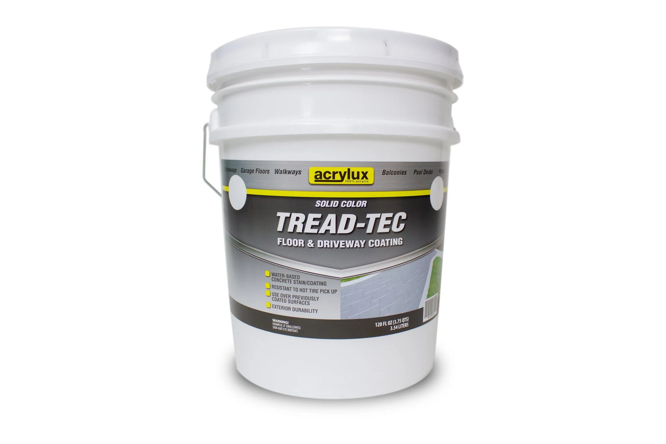 Tread-Tec Floor and Driveway Paint — Acrylux Paint