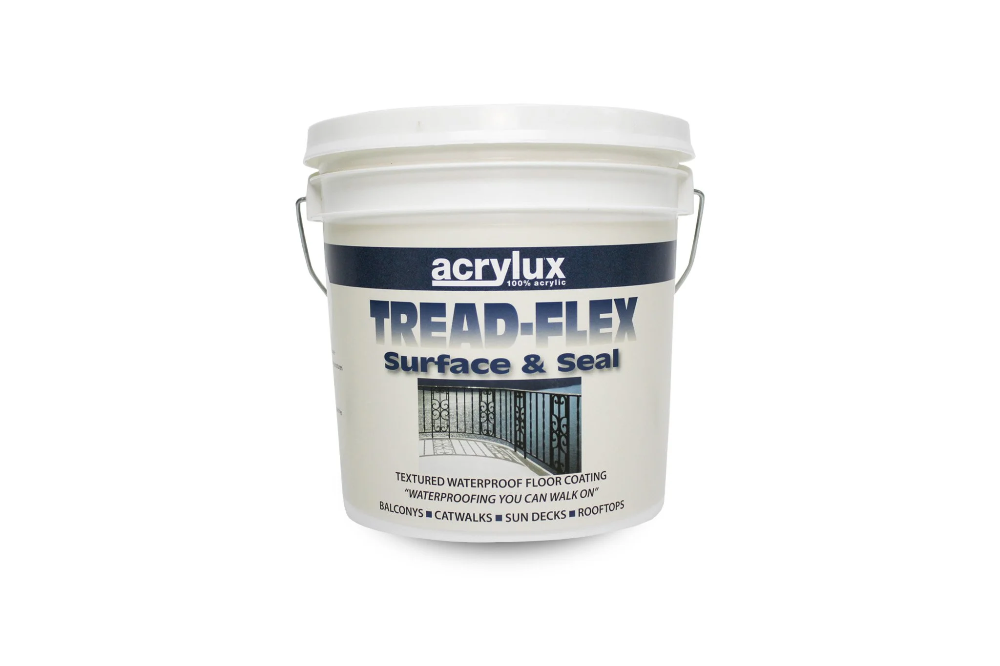 Tread-Flex Textured Waterproof Floor Coating — Acrylux Paint