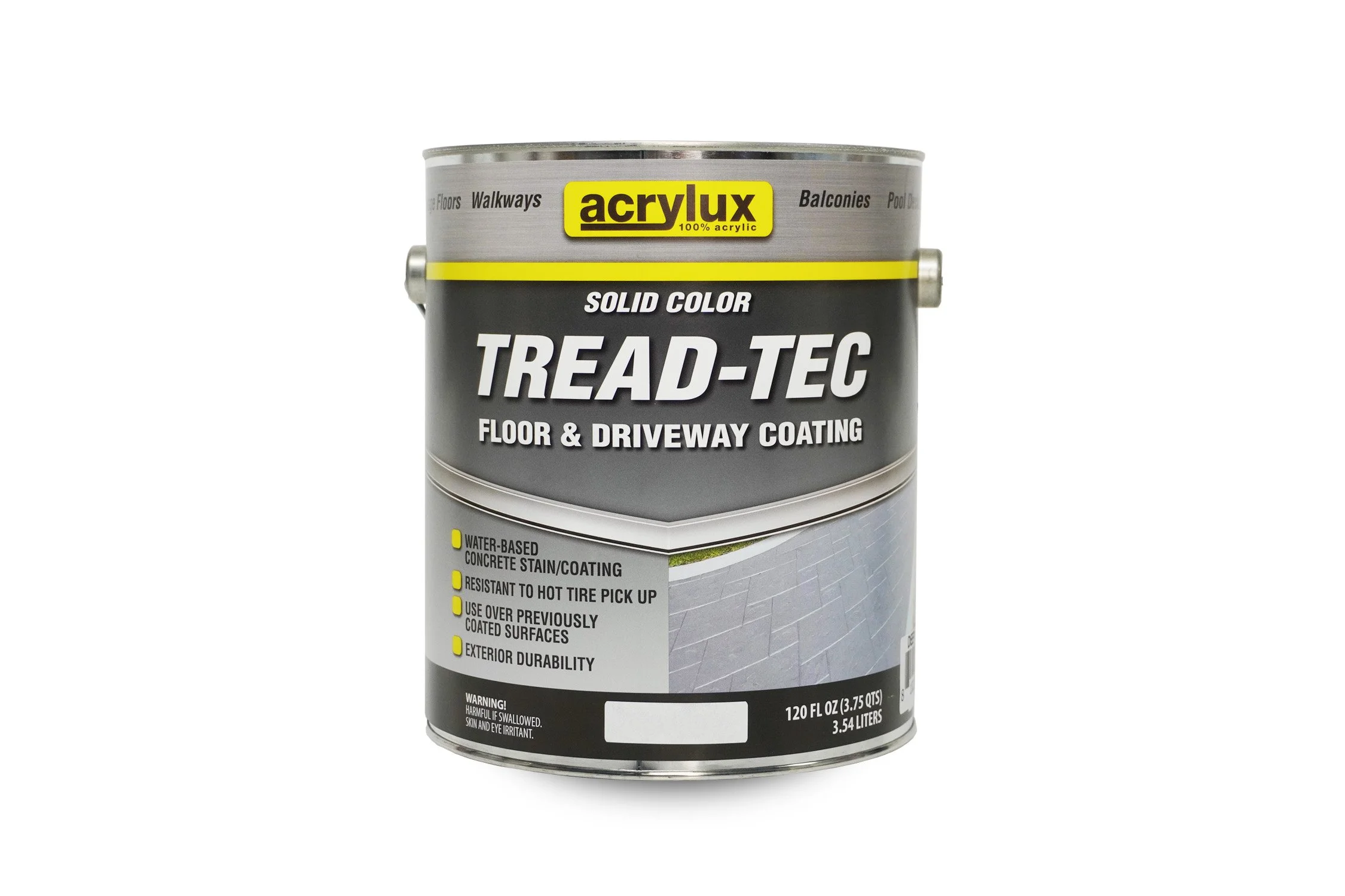 Tread-Tec Floor and Driveway Paint — Acrylux Paint