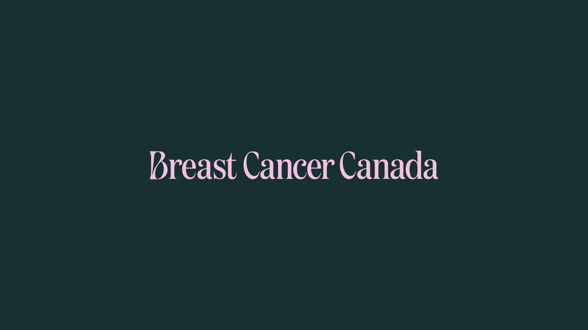 Breast Cancer Canada Rebrand — TERESA TAM
