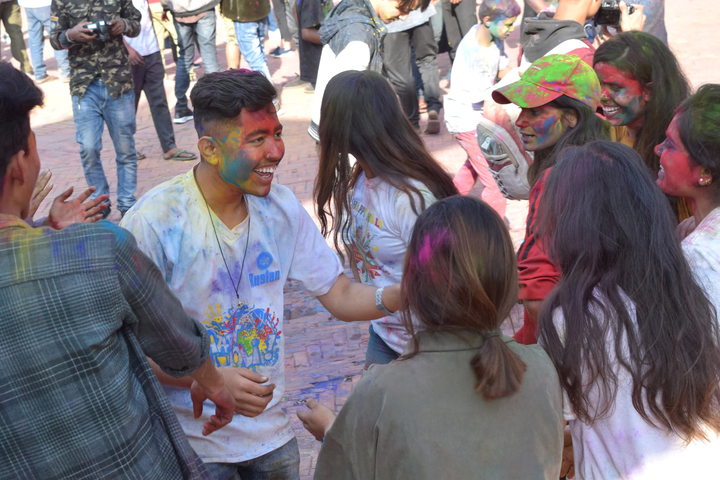 Holi Purnima at Patan Durbar Square — Believe in Nepal