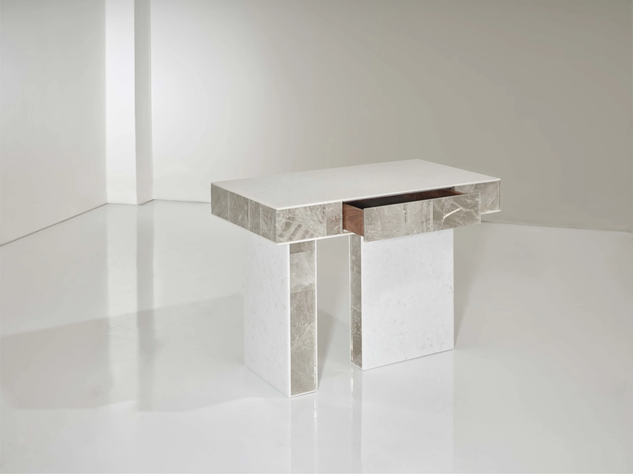 MB Bedside Table 'Rock Crystal' — DAVID GILL GALLERY