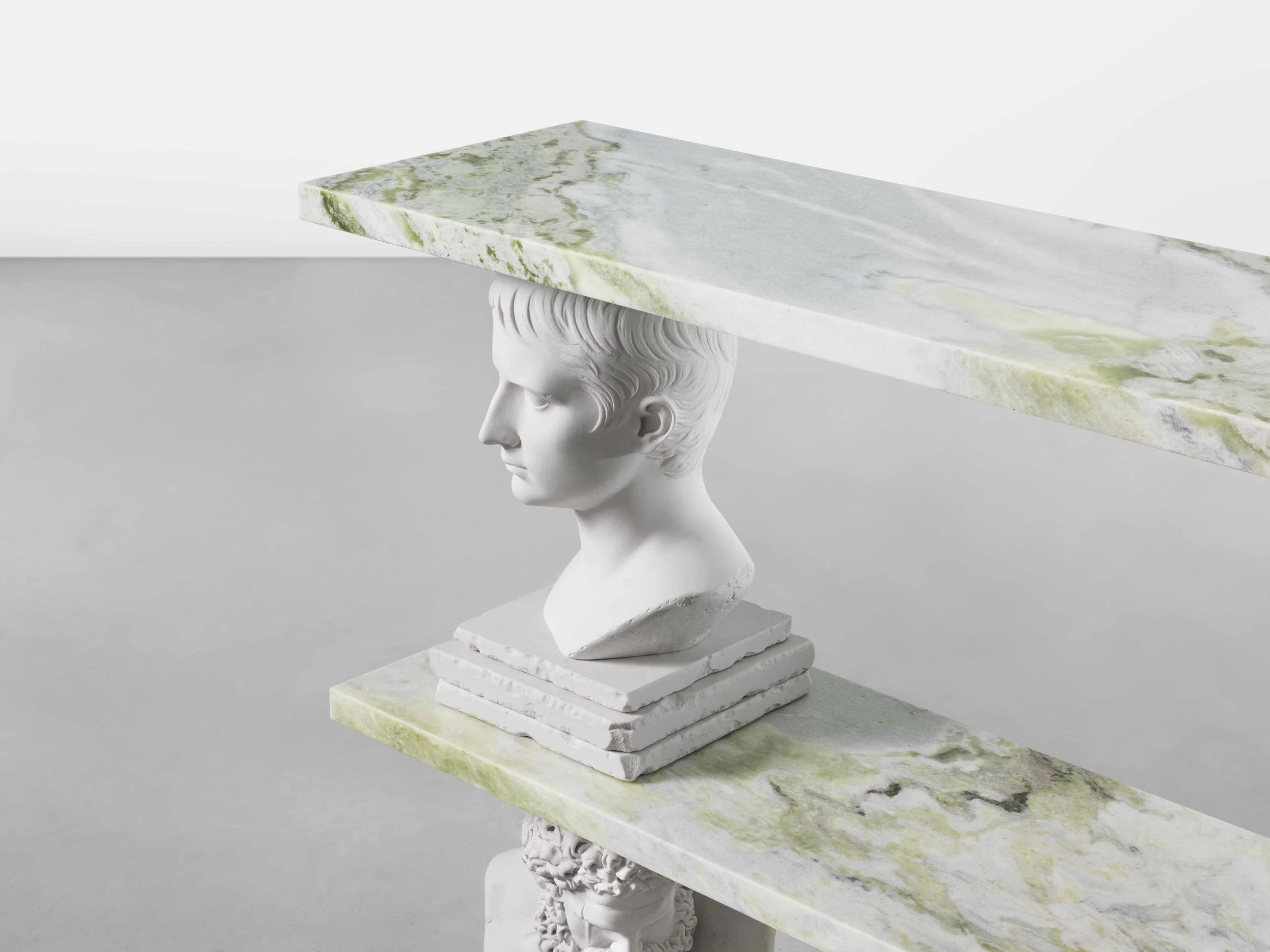 SE 'Shelves Bust' Marble — DAVID GILL GALLERY