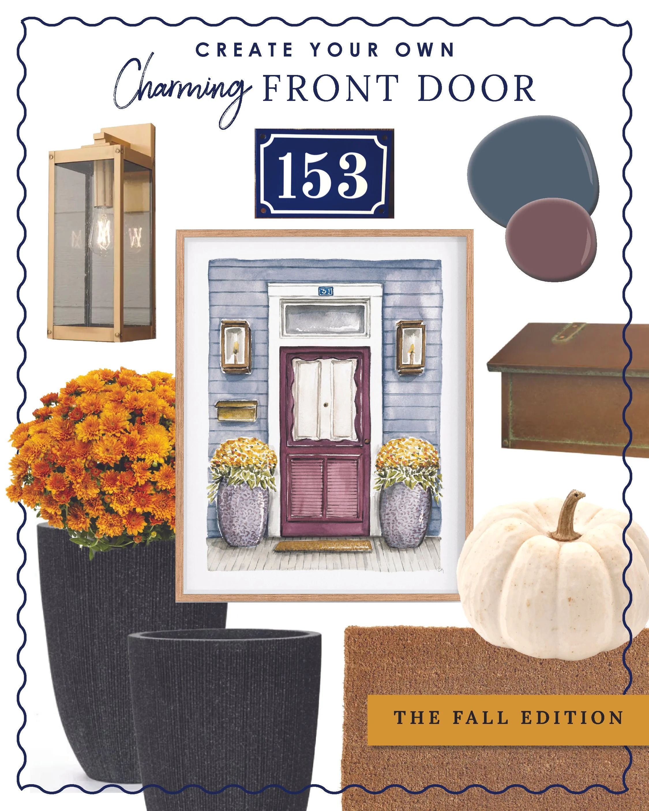 Create Your Own Charming Front Door: The Fall Edition — Texture Design Co.
