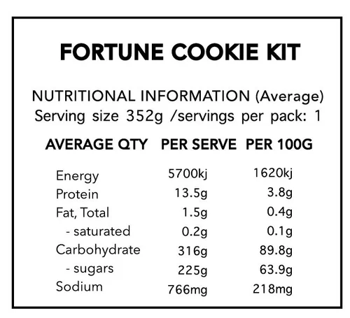 FORTUNE COOKIE KIT — Asian Food Republic