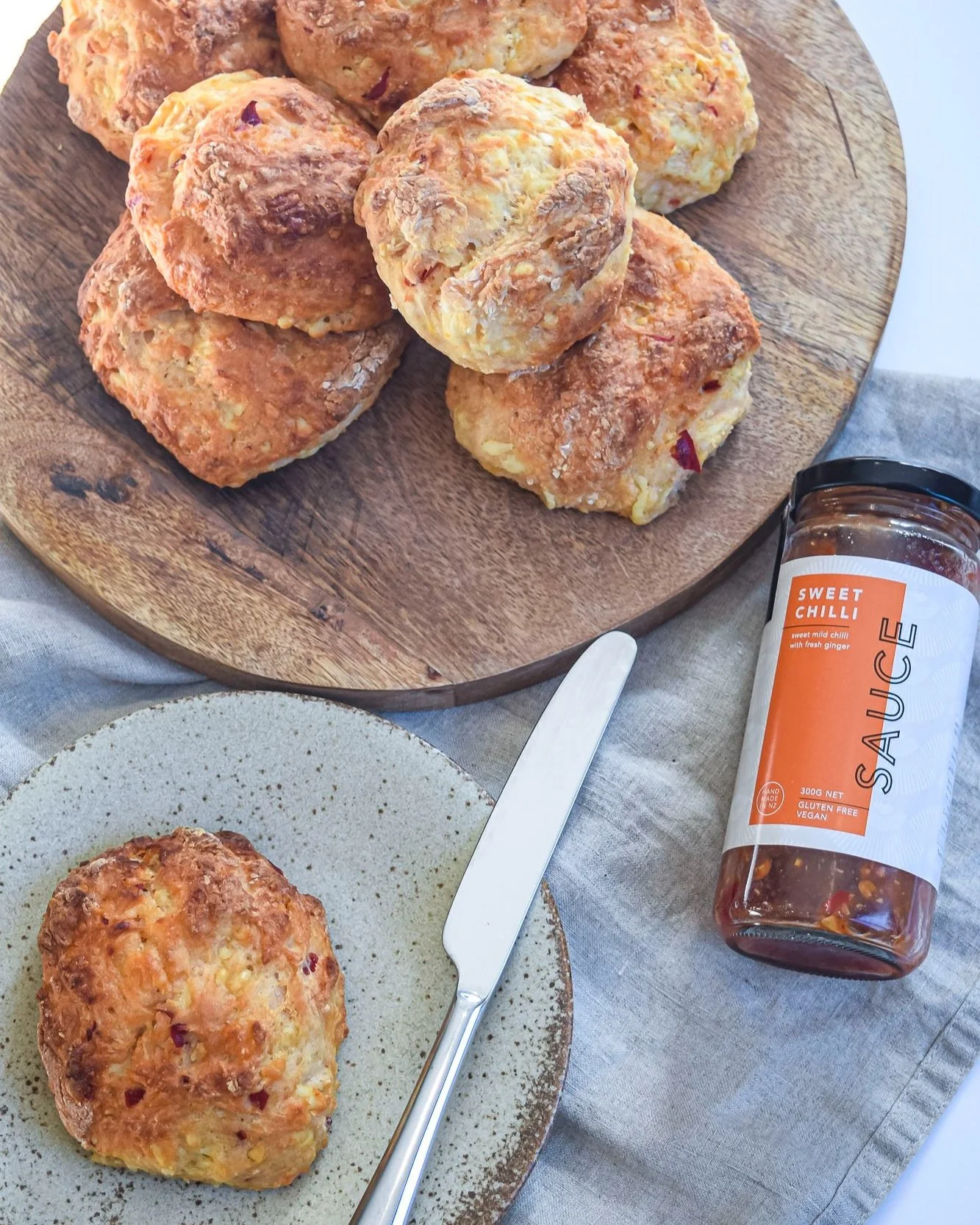 SWEET CHILLI + CHEESE SCONES — Asian Food Republic