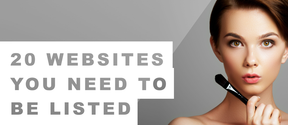20 websites you need to be listed at as a professional makeup artist