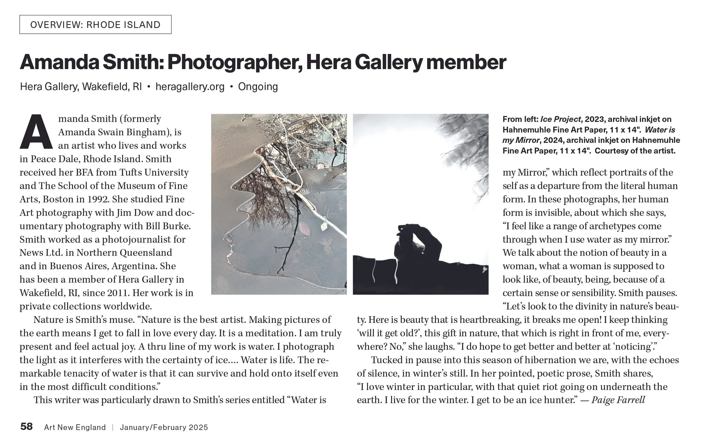 Amanda Swain-Bingham — Hera Gallery
