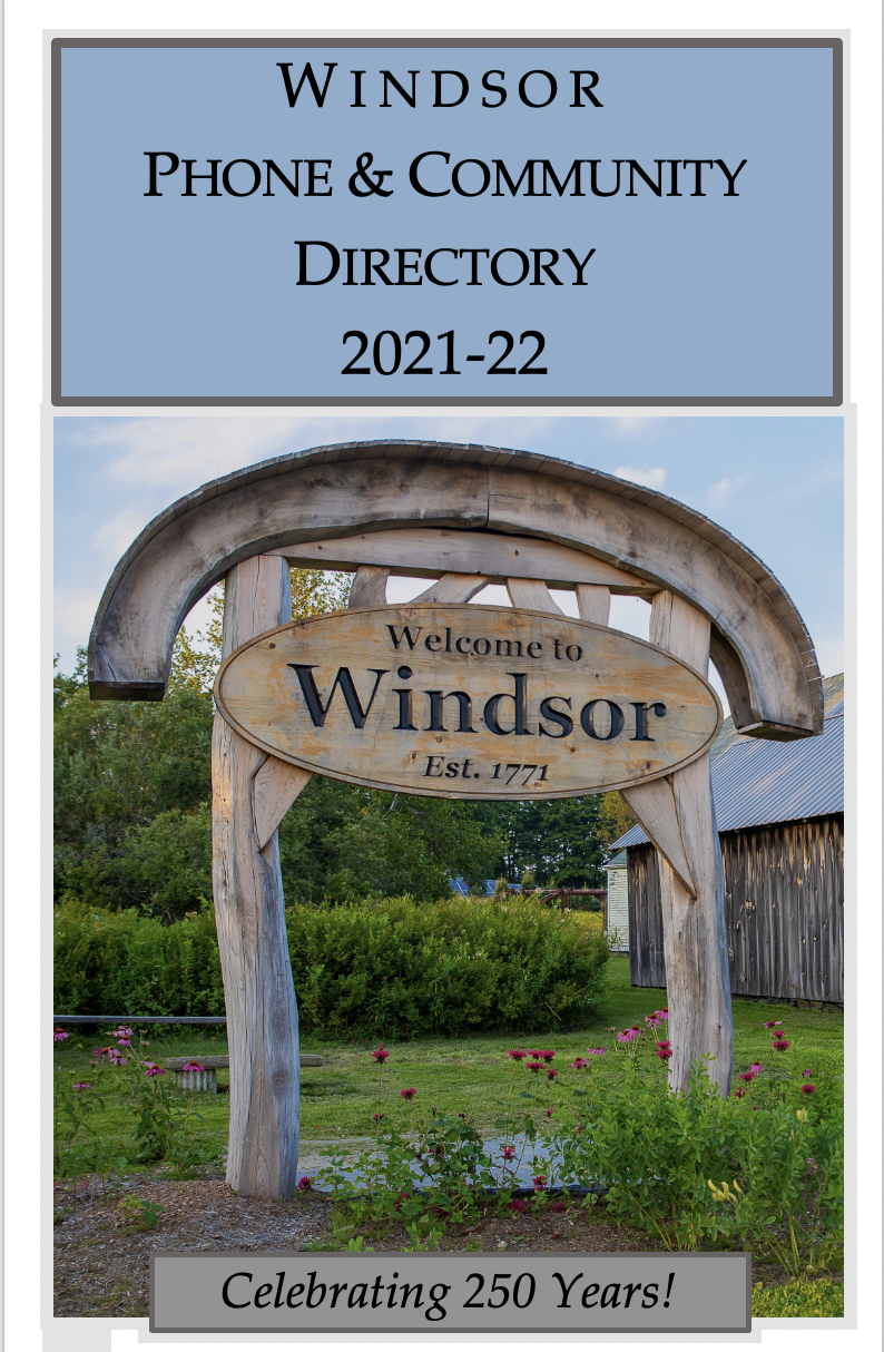 Windsor Phone Directory — Friends of Windsor