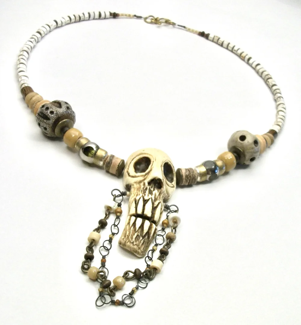 Dead Mayhem Skull Necklace
