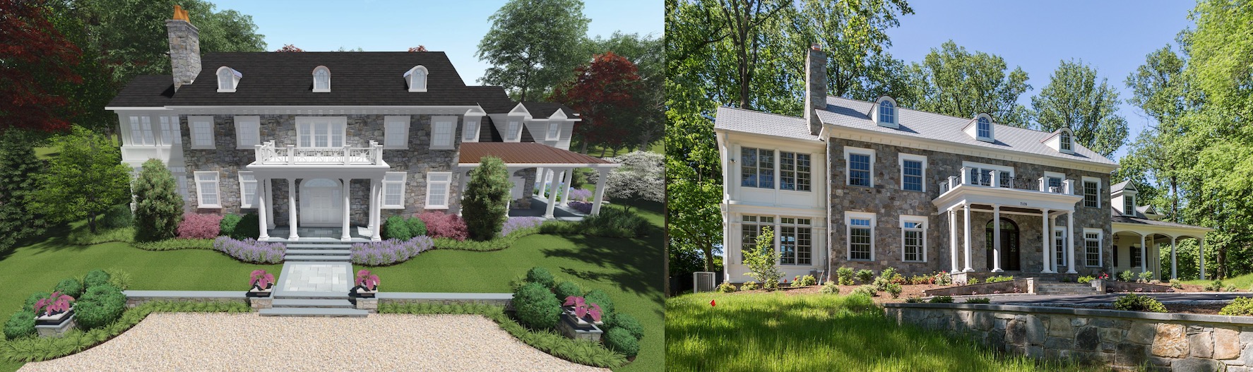 Benjamin Exterior: Renderings vs. Reality Benjamin Exterior: Renderings vs. Reality