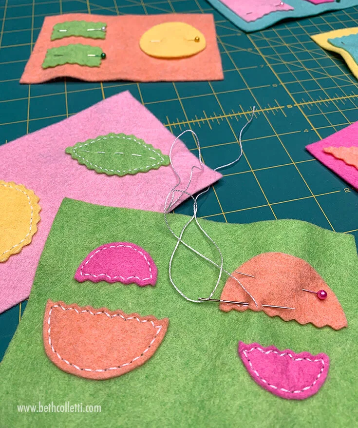 Organize Your Embroidery Notions with a Hand-Stitched Felt Needle Book ...