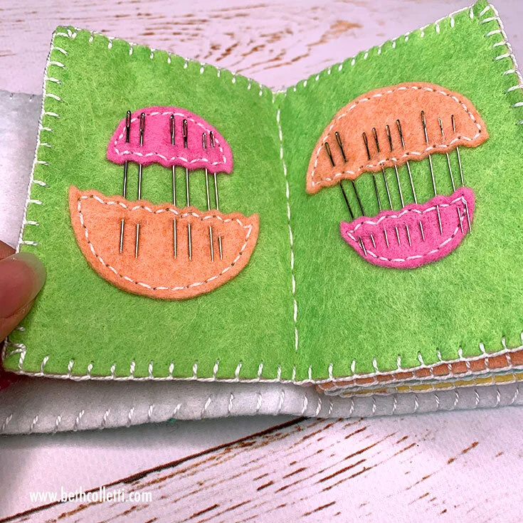 Organize Your Embroidery Notions with a Hand-Stitched Felt Needle Book ...