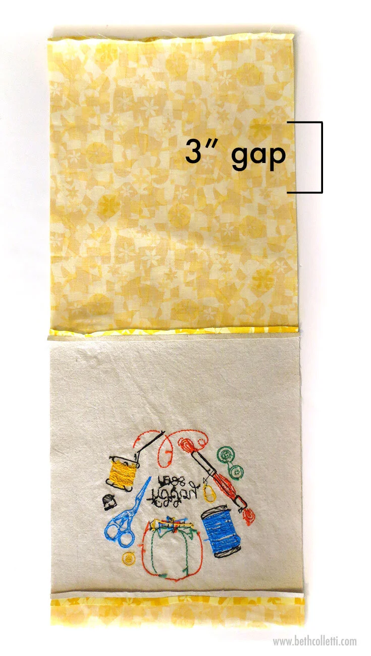 How to Sew a Drawstring Project Bag to Store Your Embroidery Work-in ...