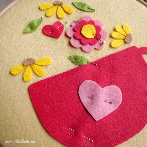 How to Transfer Embroidery Patterns onto Felt — Beth Colletti Art & Design