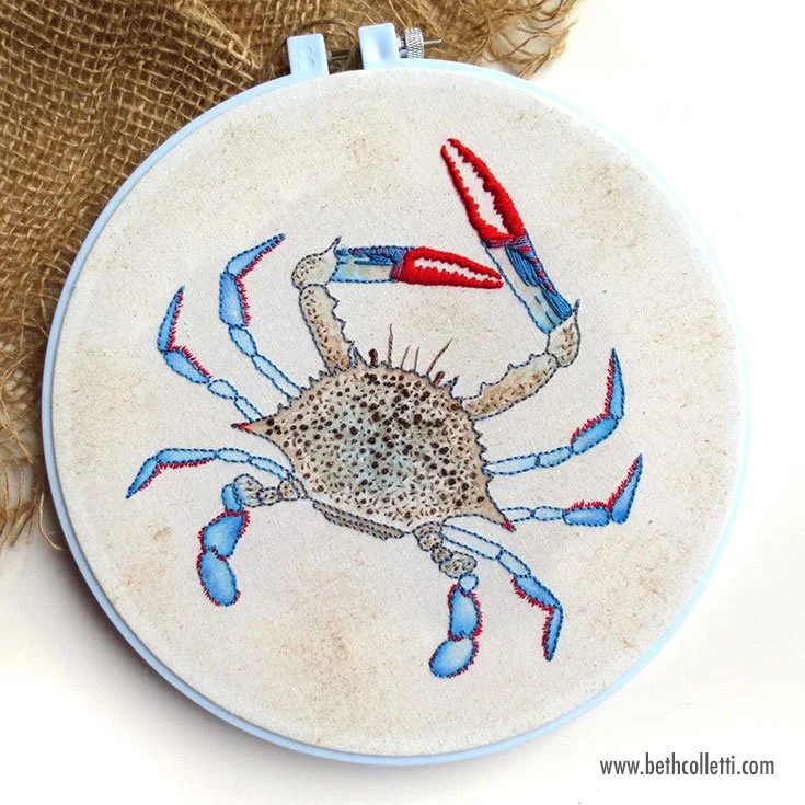 An Introduction to Combining Paint and Hand Embroidery — Beth Colletti ...