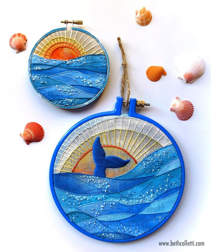 An Introduction to Combining Paint and Hand Embroidery — Beth Colletti ...