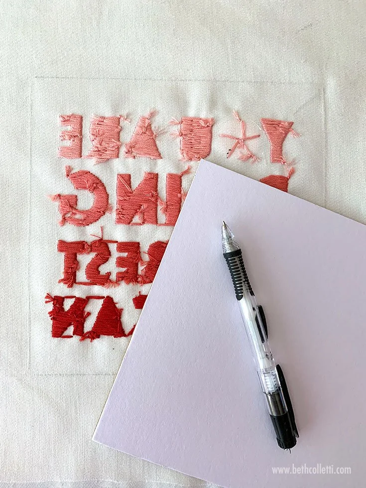 Use Adhesive Mounting Board to Display Your Embroidery Project — Beth ...